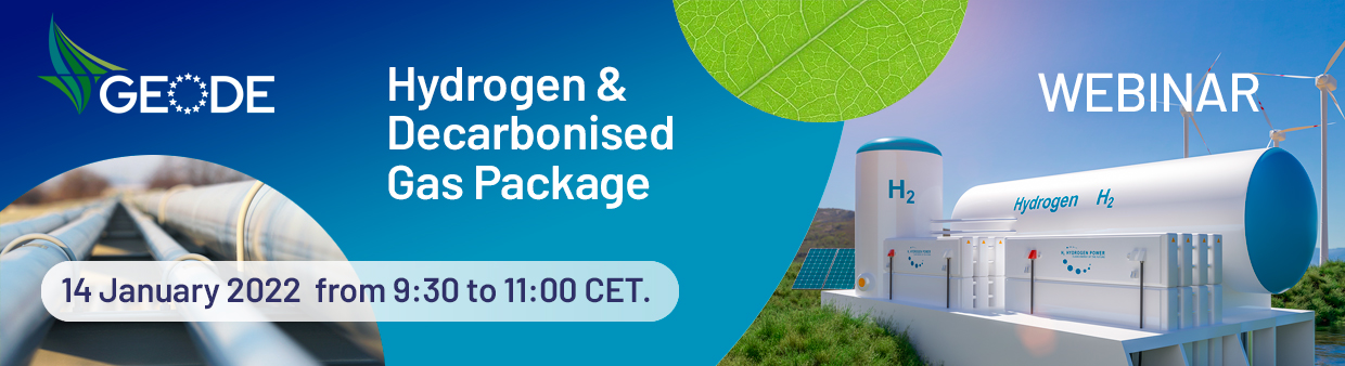 GEODE Webinar on the newly launched Hydrogen and Decarbonised Gas ...