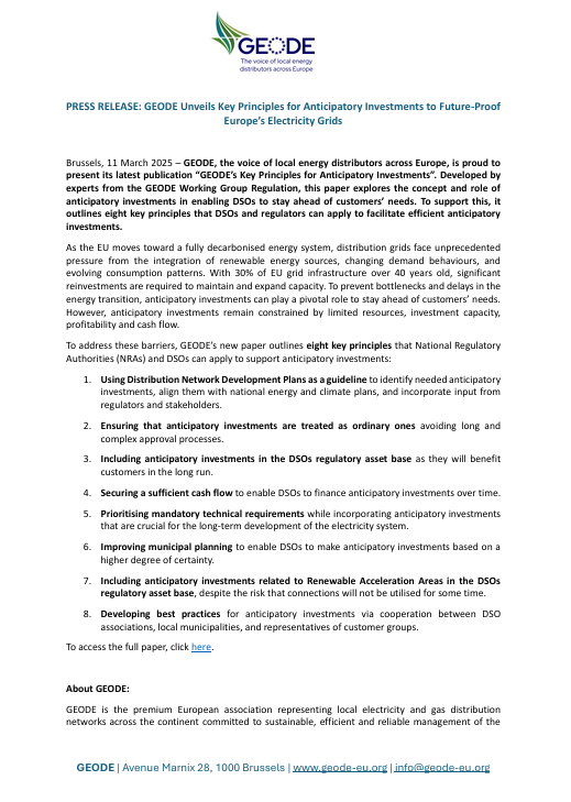 Press Release – GEODE Unveils Key Principles for Anticipatory ...